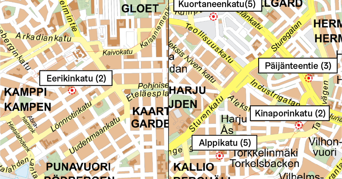 Helsinki to add trees and vegetation on five streets in the inner city ...